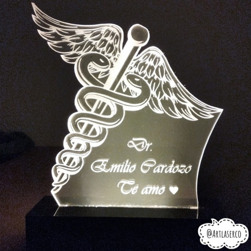 Lampara Led personalizada - Doctor